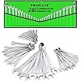 SWANLAKE GARDEN TOOLS Juego de 26 llaves combinadas con bolsa enrollable, juego de llaves ...