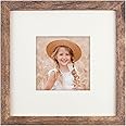 Amazon.com - ORIVAN 8x8 Picture Frame Wood Display Picture 4x4 with Mat or 8x8 without Mat ...