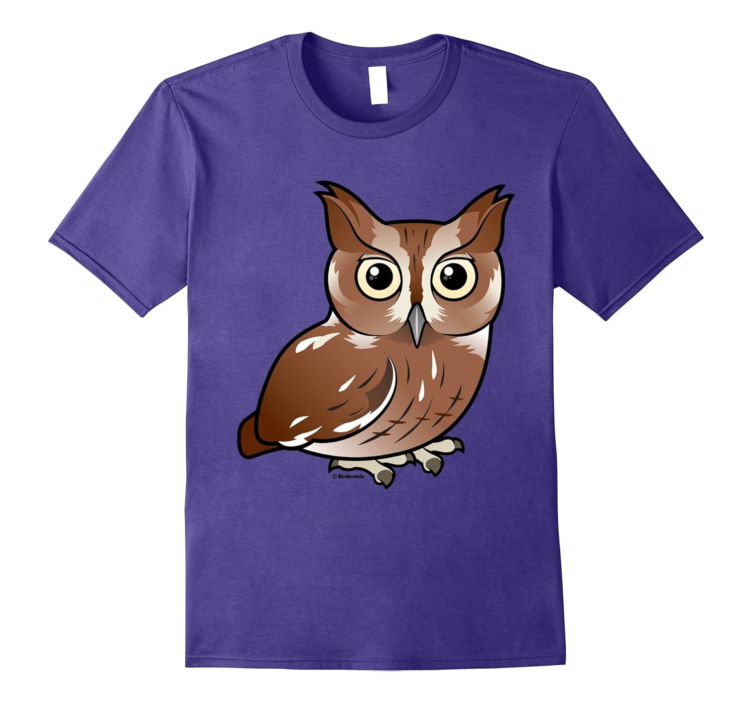 Cute Cartoon Bird T-Shirt Birdorable Eastern Screech-Owl-4LVS – 4loveshirt