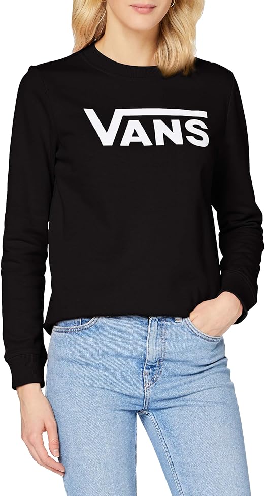 Vans Women's Classic V Crew Pullover Sweater: Amazon.co.uk: Clothing