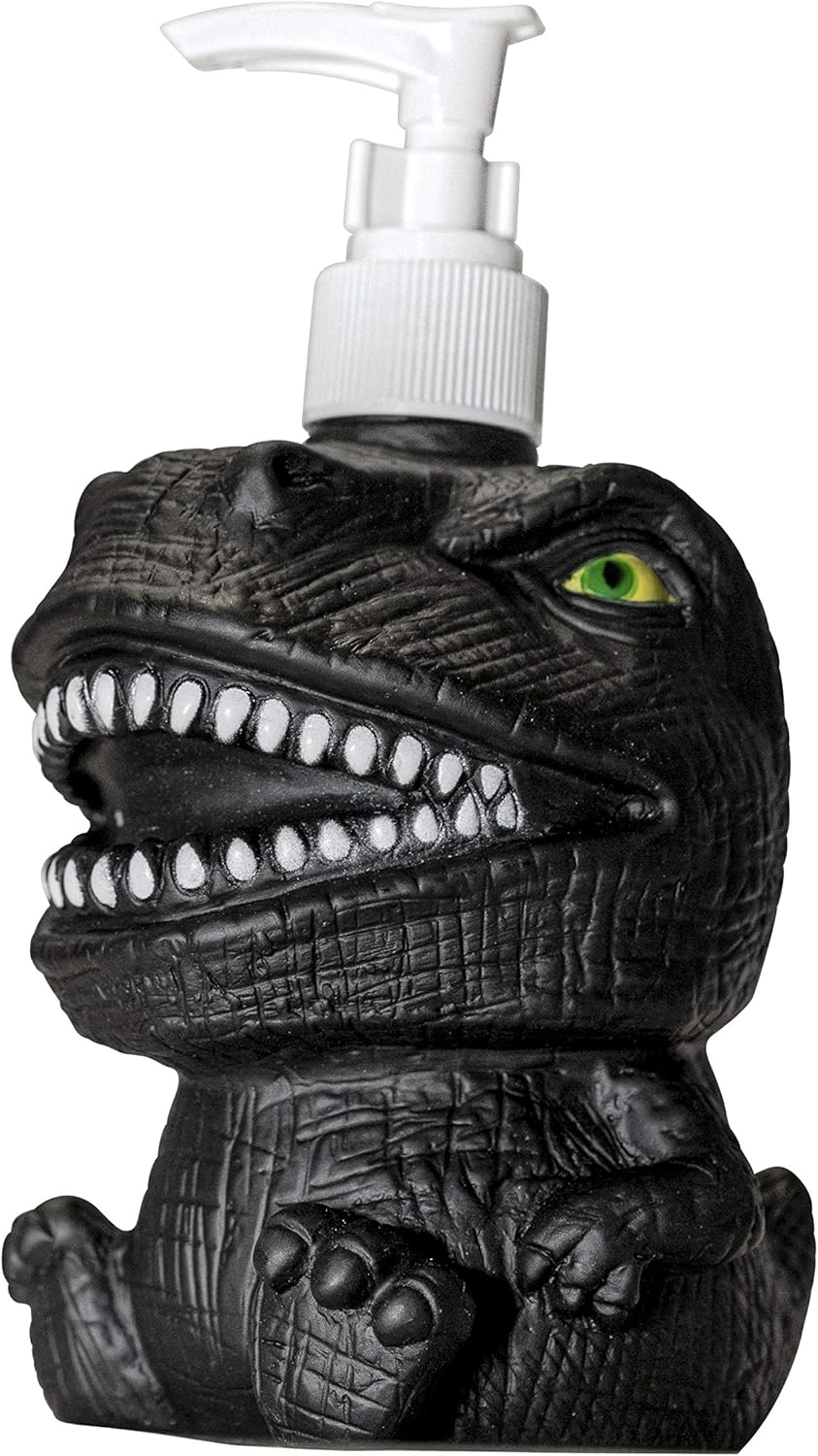 Amazon.com: GoFika Vinyl Dinosaur Refillable Hand Soap Pump Dispenser ...