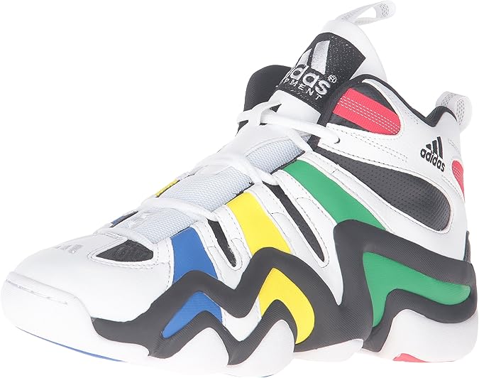 Amazon.com | adidas Men's Crazy 8 Basketball Shoe, Black/White/Vivid ...