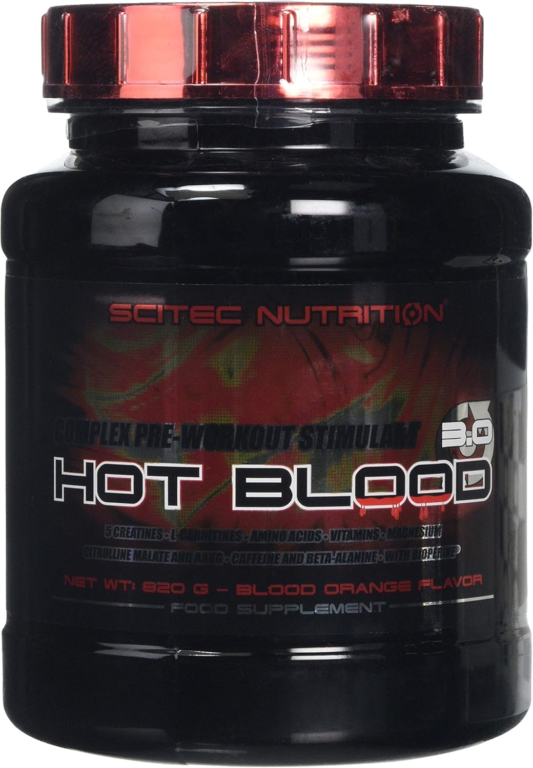 Scitec Nutrition Hot Blood 3.0 Complex Pre-Workout Stimulant Powder ...