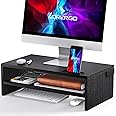 LORYERGO Monitor Stand, Monitor Riser, 2 Tier Computer Stand, Monitor ...