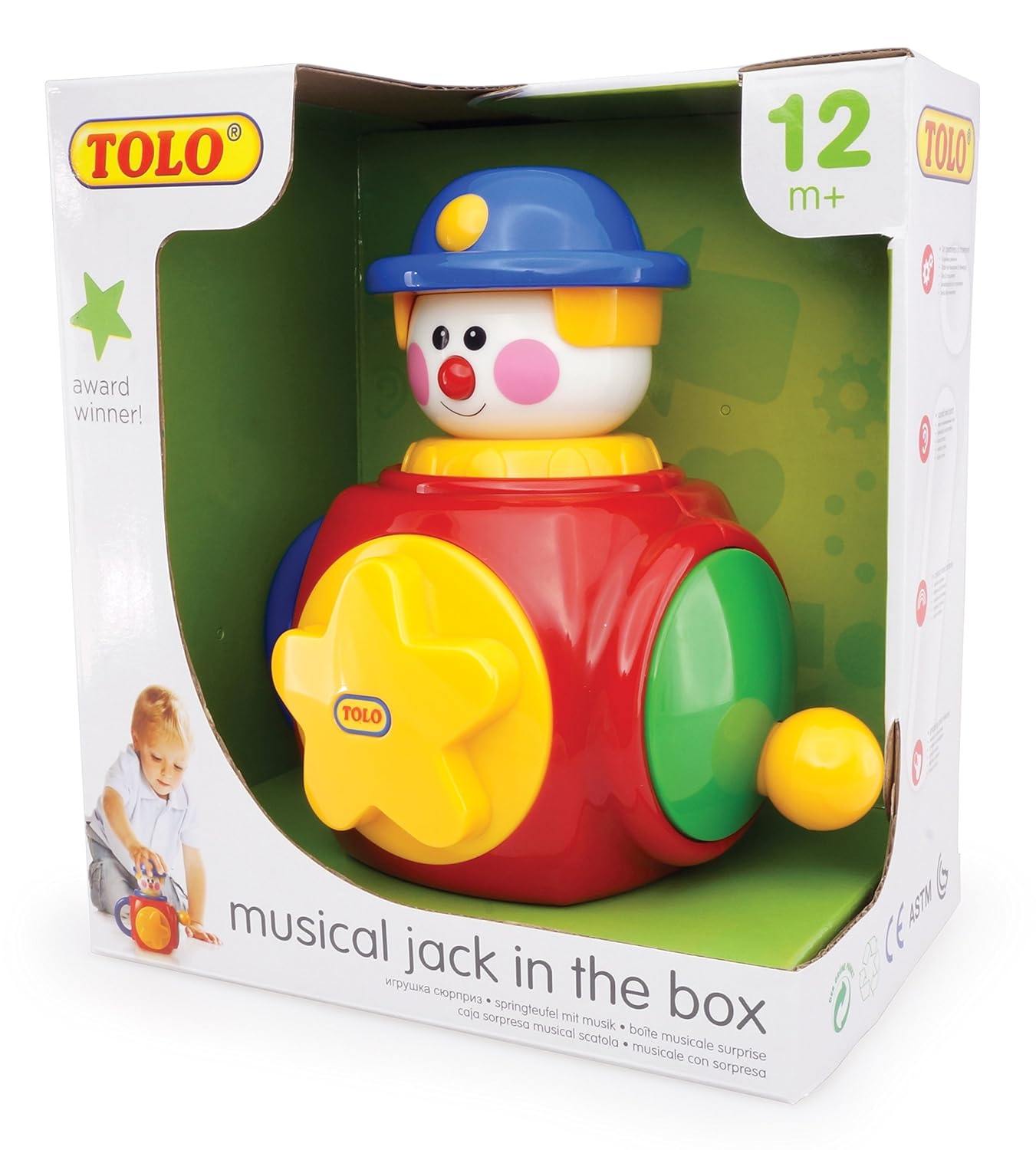 Baby & Toddler Toys Tolo Toys Musical Jack in the Box T89285 Toys