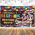 Amazon.com : Hispanic Heritage Month Decorations Latin American Banner ...