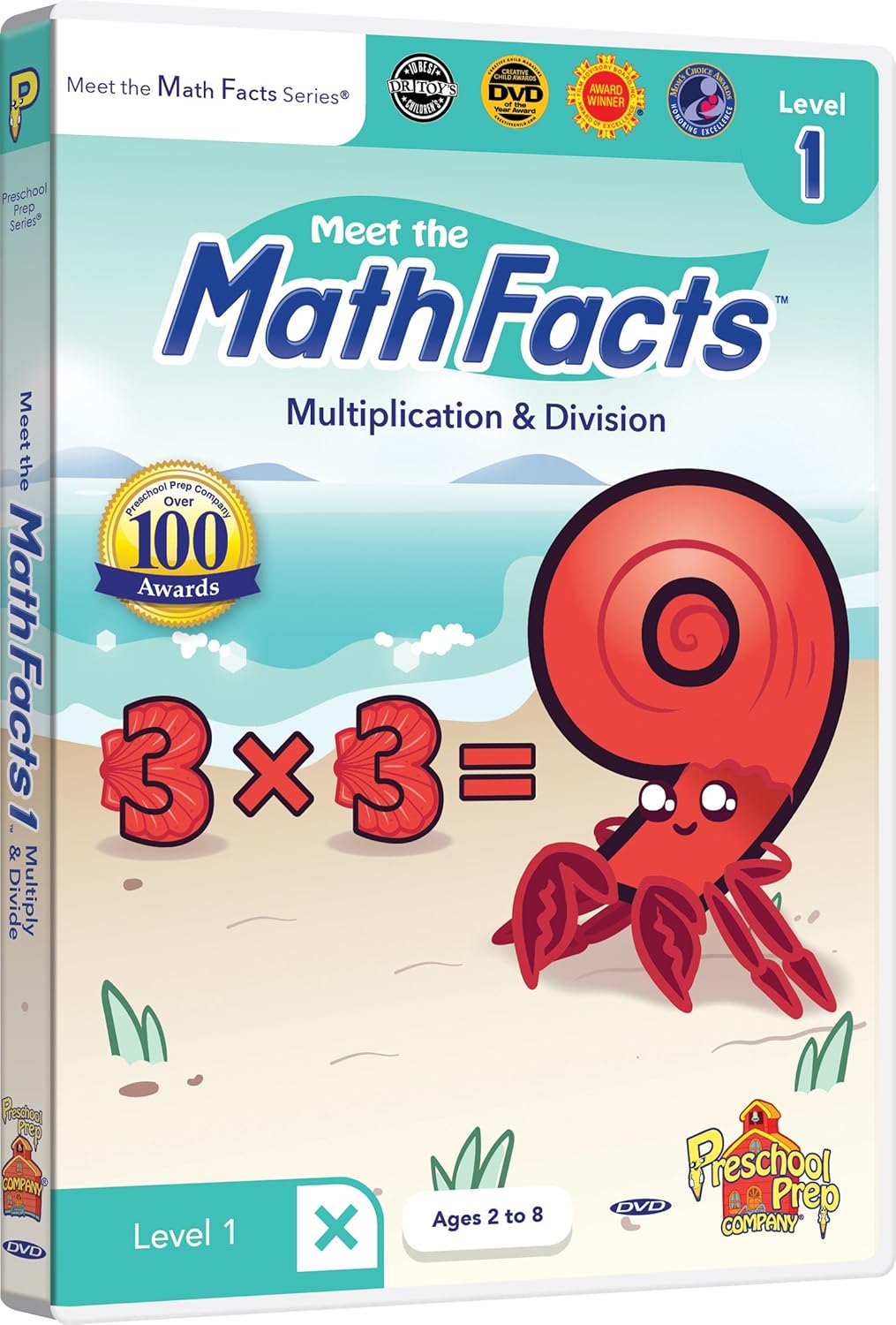 Amazon.com: Meet the Math Facts - Multiplication & Division Level 1 DVD ...