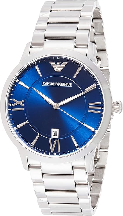 Emporio Armani Men's Analog Quartz Watch with Stainless Steel Strap ...