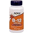 Amazon.com: NOW B-12 1000mcg 250 Lozenges : Health & Household