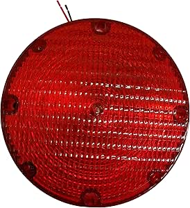 Amazon.com: Weldon 7" Round Stop/Tail Light with Stainless Back, 2-Wire ...