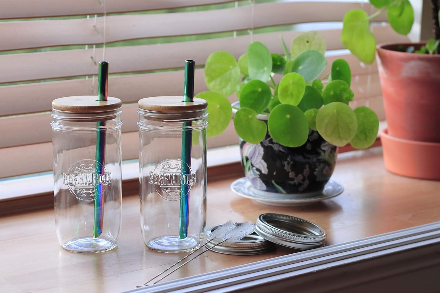 Reusable Boba Bubble Smoothie Cups With 2 Lids And Metal Reusable Straw 2 pack 750ml Each reusable-boba-bubble-smoothie-cups-with-2-lids-and-metal-reusable-straw-2-pack-750ml-each