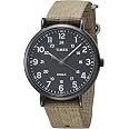Amazon.com: Timex Men's Weekender XL 43mm Watch – Black Case Black Dial ...
