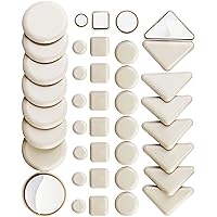40 Pack Combo Self Stick Furniture Glider for Carpet Furniture Moving ...