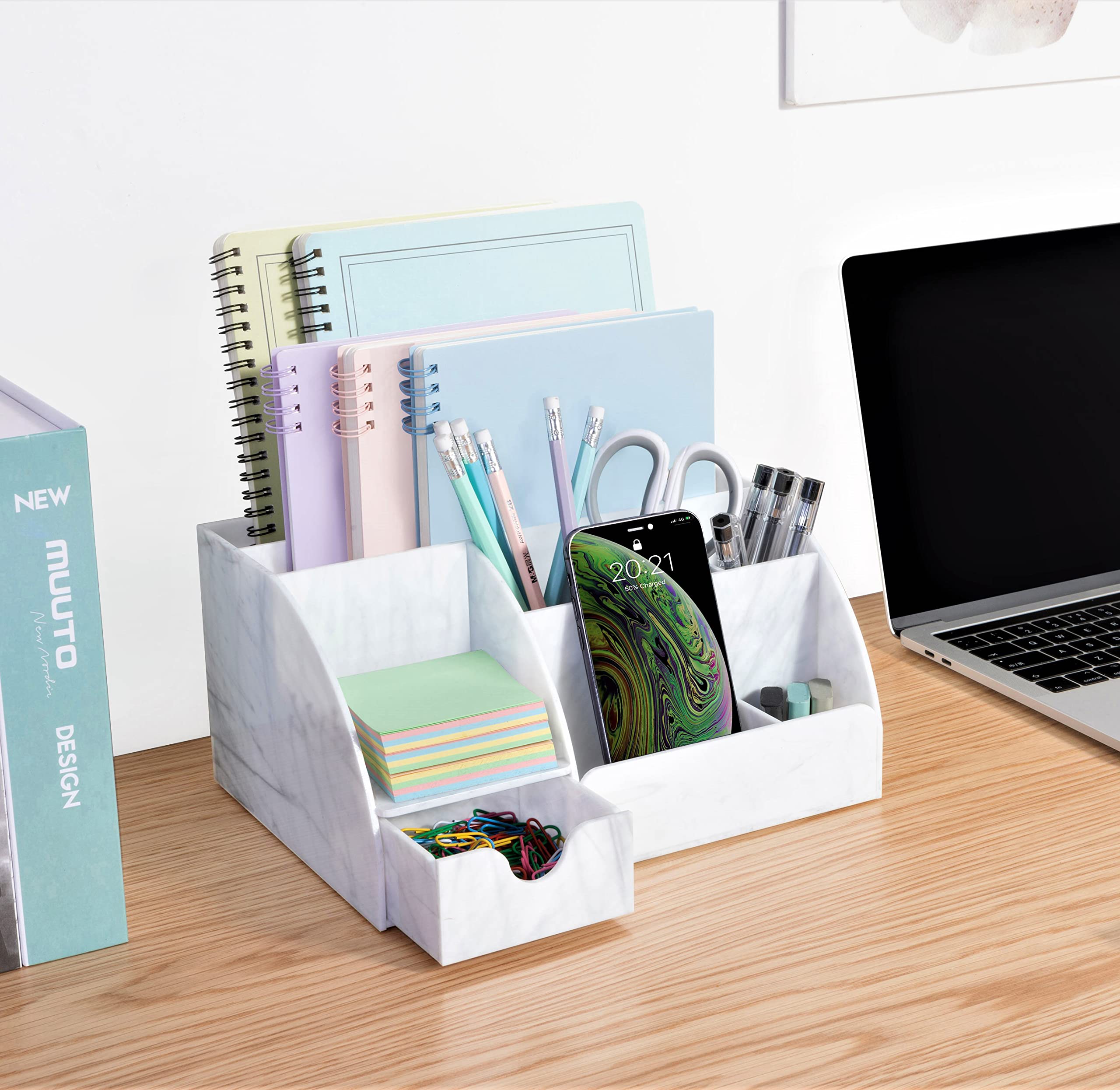 Mua My Space Organizers Marble Desk Organizer For Office Supplies And ...