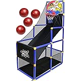 Amazon.com: JOYIN Arcade Basketball Game Set with 4 Balls and Hoop for ...