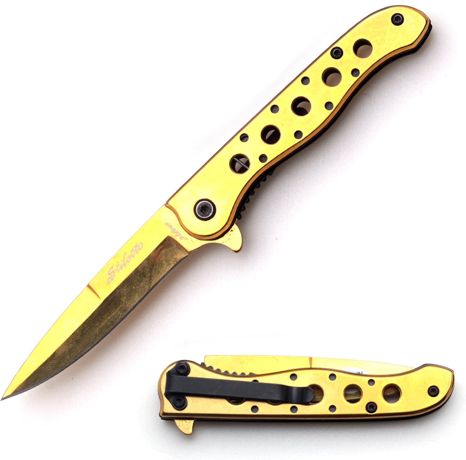 Amazon.com: Snake Eye Tactical 4" Closed Assisted Open Folding Pocket ...