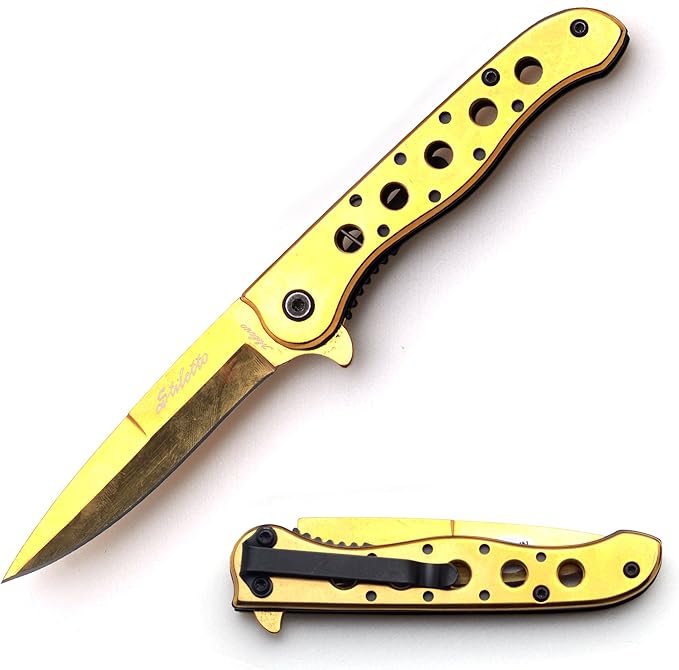 Amazon.com: Snake Eye Tactical 4" Closed Assisted Open Folding Pocket ...