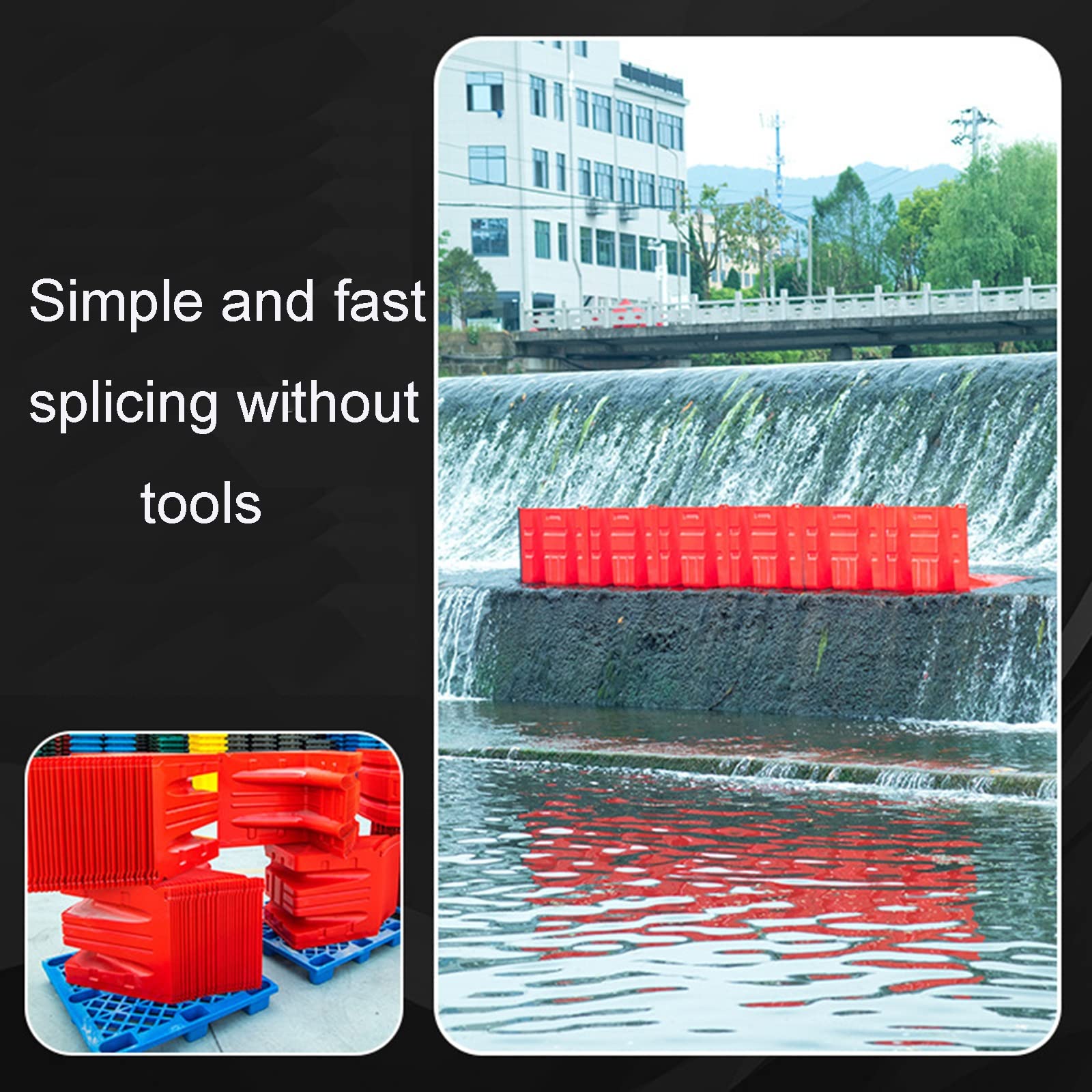 Mua LFFH Flood Prevention Barriers,L-Shaped Plastic ABS Water Barrier ...
