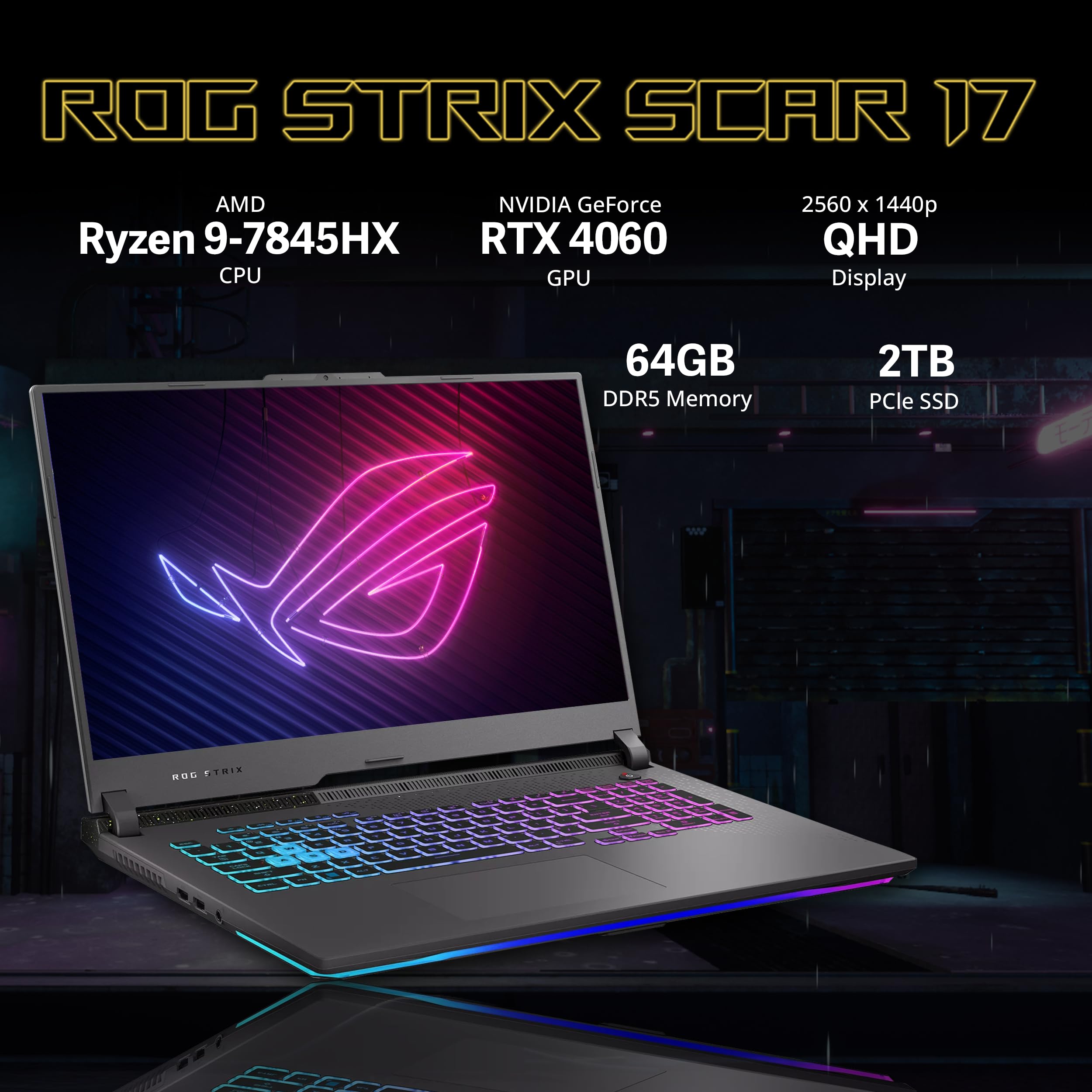 Mua Asus 2023 ROG Strix G17 17.3” QHD 240Hz Gaming Laptop, AMD Ryzen 9 ...
