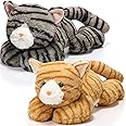 Amazon.com: Libima 2 Pcs 16 Inch Cat Weighted Stuffed Animals 1.5 Lbs ...