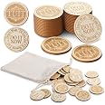 Amazon.com: Sonwyoung 24 Pcs Wood Round Tuit Token 1.5 Inch Polished ...