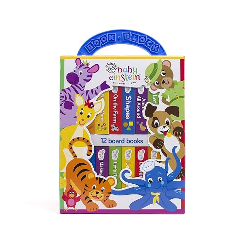 Baby Einstein - My First Library Board Book Block 12-Book Set - PI Kids ...