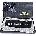 Amazon.com: Bling License Plate Frames with High End Ribbon Gift Box,2 Pack Rhinestone License ...