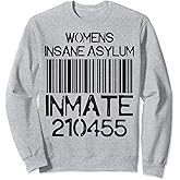 Amazon.com: Psych Ward Jail Funny Halloween Costume Insane Asylum ...