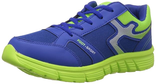 Buy Action Shoes Men's Blue and Green Mesh Running Shoes - 10 UK (407 ...