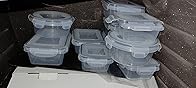 Amazon.com: 32 Piece Food Storage Containers Set with Easy Snap Lids (16 Lids + 16 Containers ...