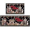 Amazon.com: UIHGUHO 2 Piece Christmas Nutcracker Themed Kitchen Rug Set ...