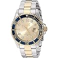 INVICTA Men's Pro Diver Quartz Watch with Stainless Steel Strap, Two ...