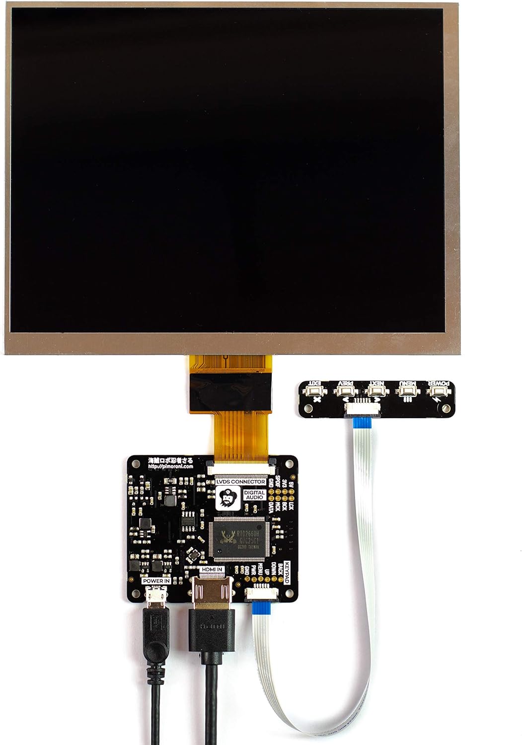 HDMI 8" LCD Screen Kit (1024x768): Amazon.fr: Informatique