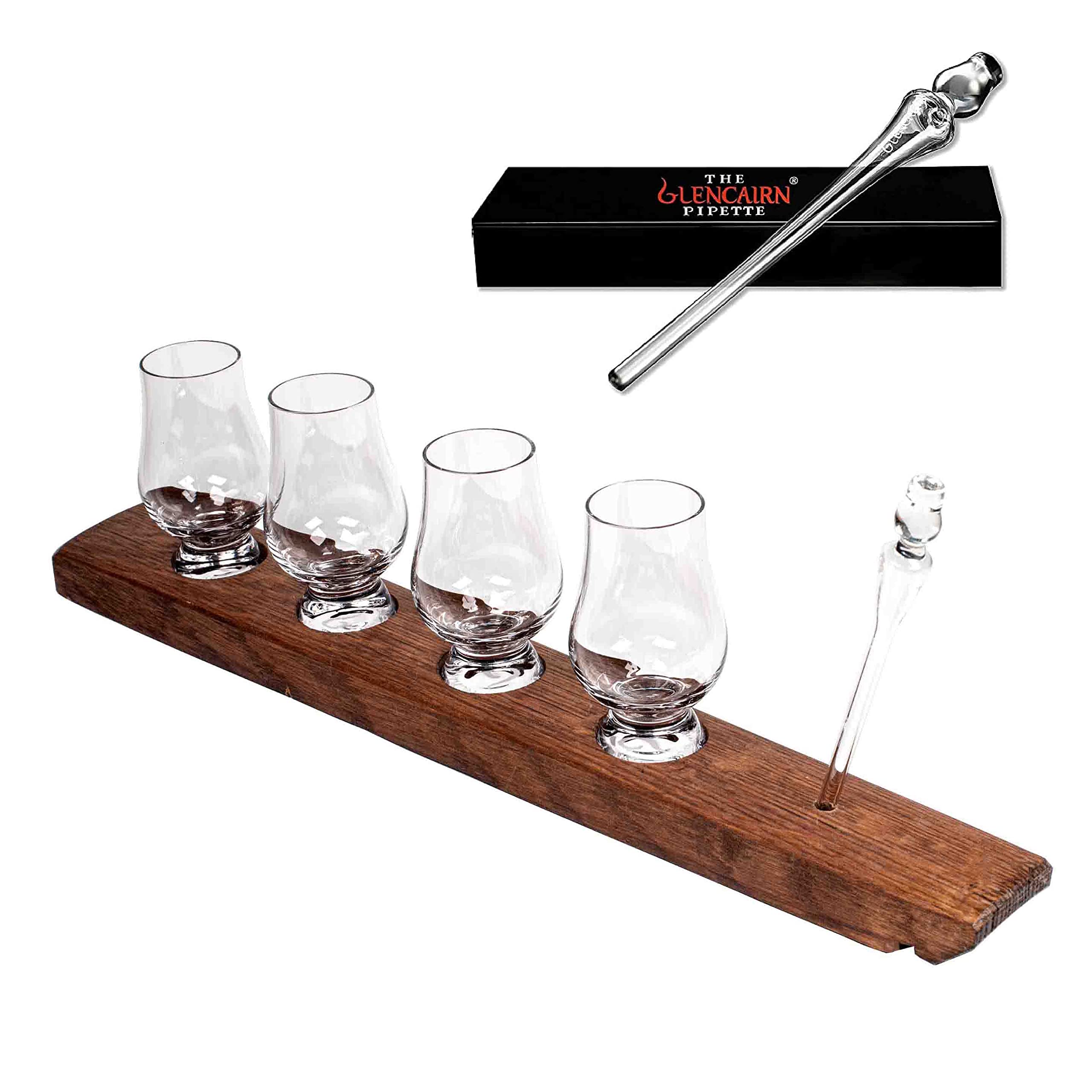 Mua The Wee Glencairn Whiskey Flight Stave - Crystal Bourbon Glass Kit ...
