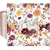 Amazon.com: JarThenaAMCS 100Pcs Fall Paper napkins Rustic Vintage ...