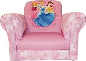 Amazon.com: Disney Princess Deluxe Rocking Chair Hearts and Crowns ...
