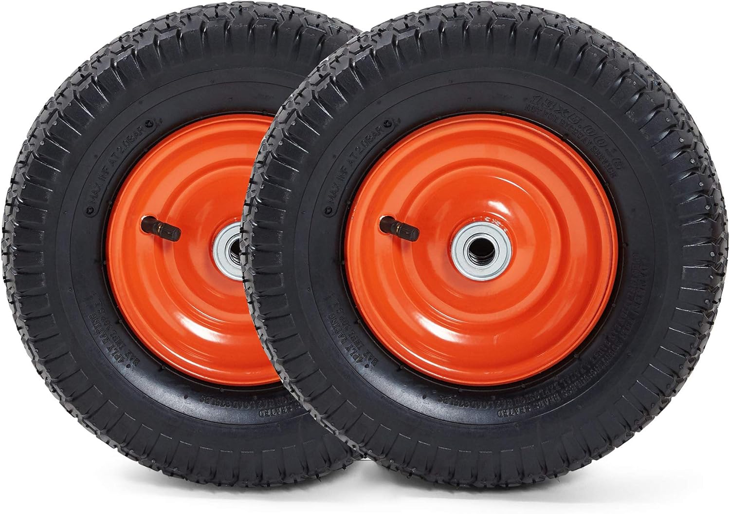 VonHaus 13” 2 Pack of Spare Pneumatic Wheels – Replacement Wheel Set ...