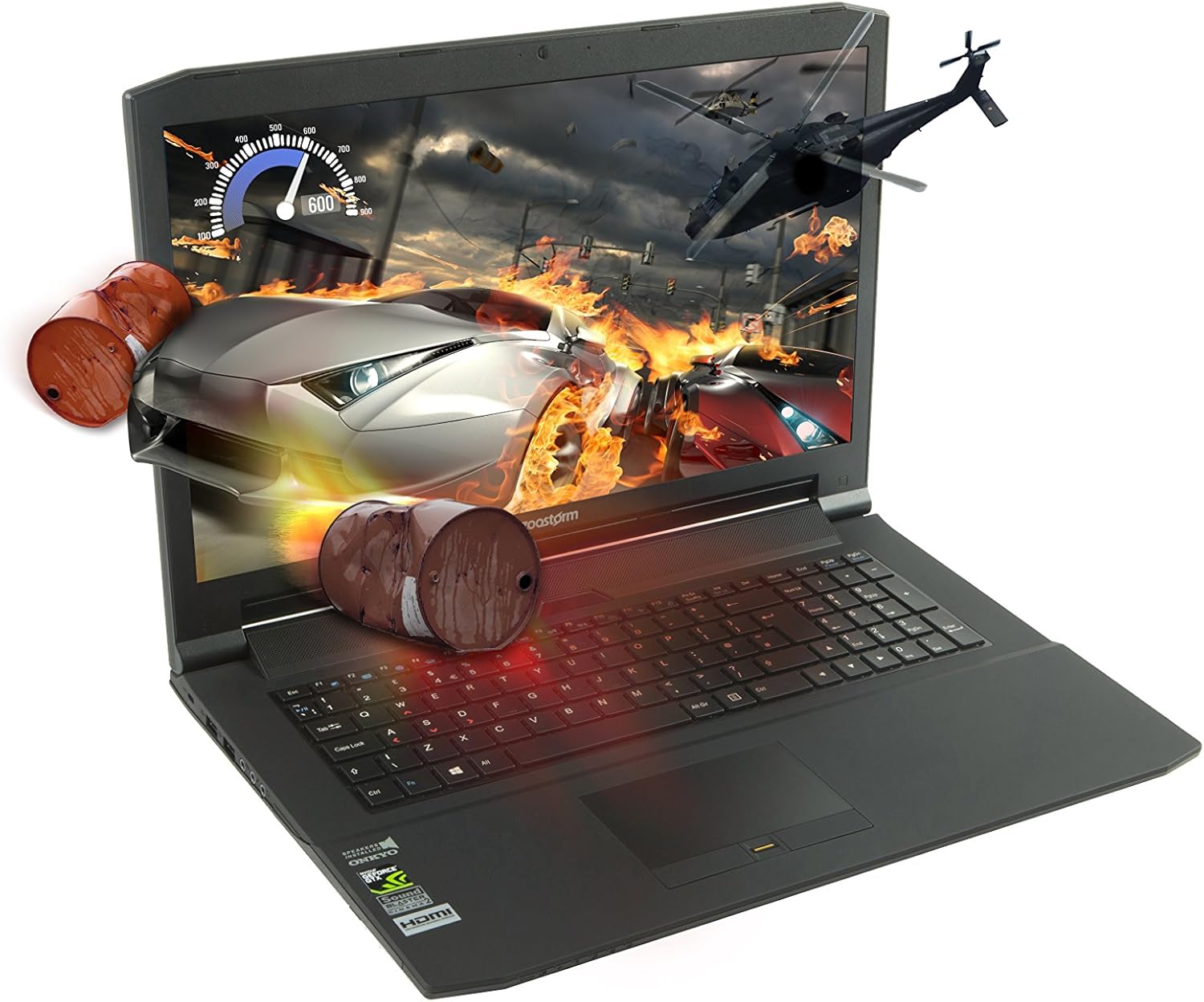 Zoostorm 7270-9047 17.3-Inch GT6 Gaming Laptop (Intel Core i5-4210H ...