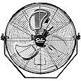 Amazon.com: Simple Deluxe 18 Inch Industrial Wall Mount Fan, 3 Speed ...