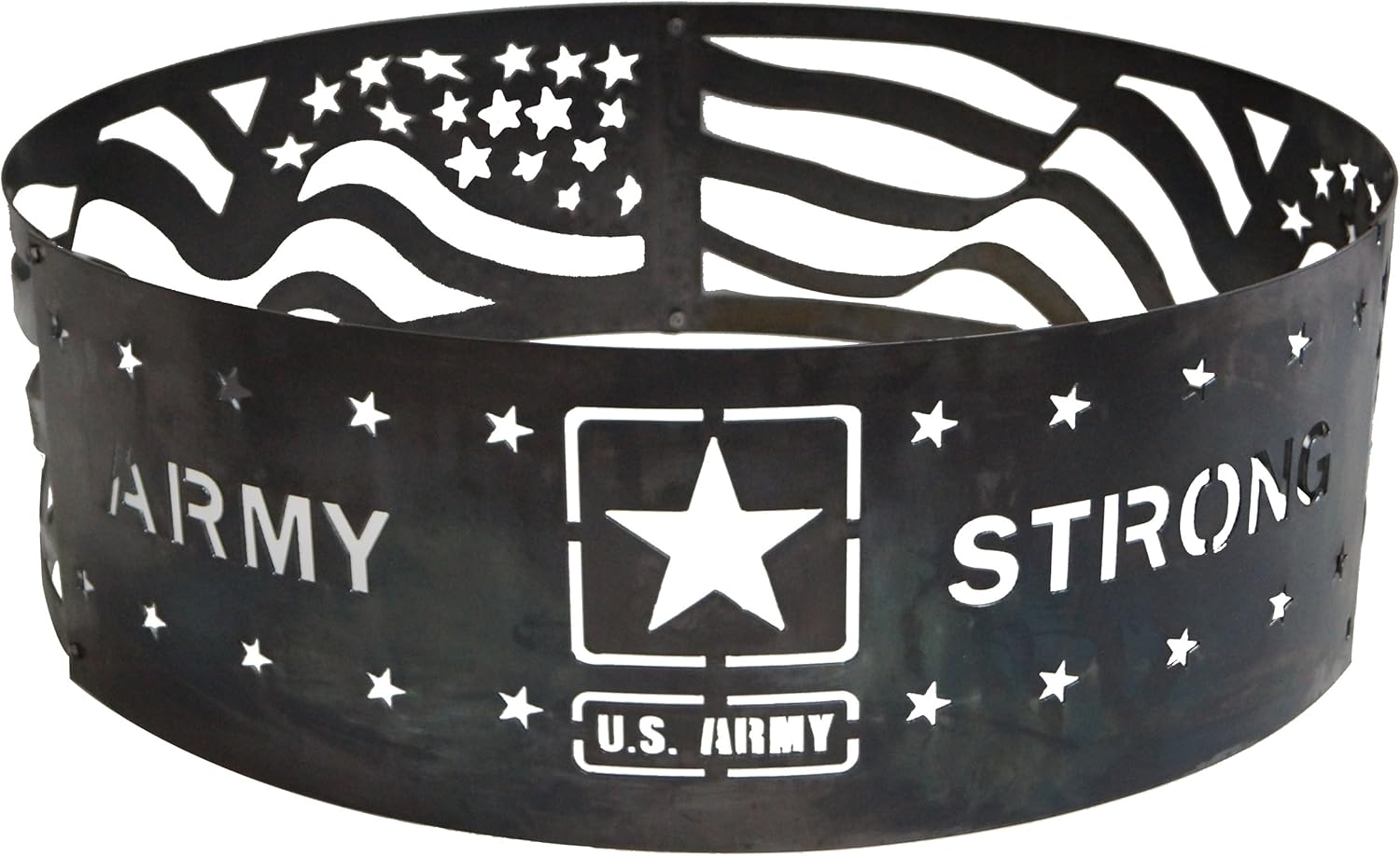 Amazon.com : P&D Metal Works Army Fire Pit Ring : Garden & Outdoor