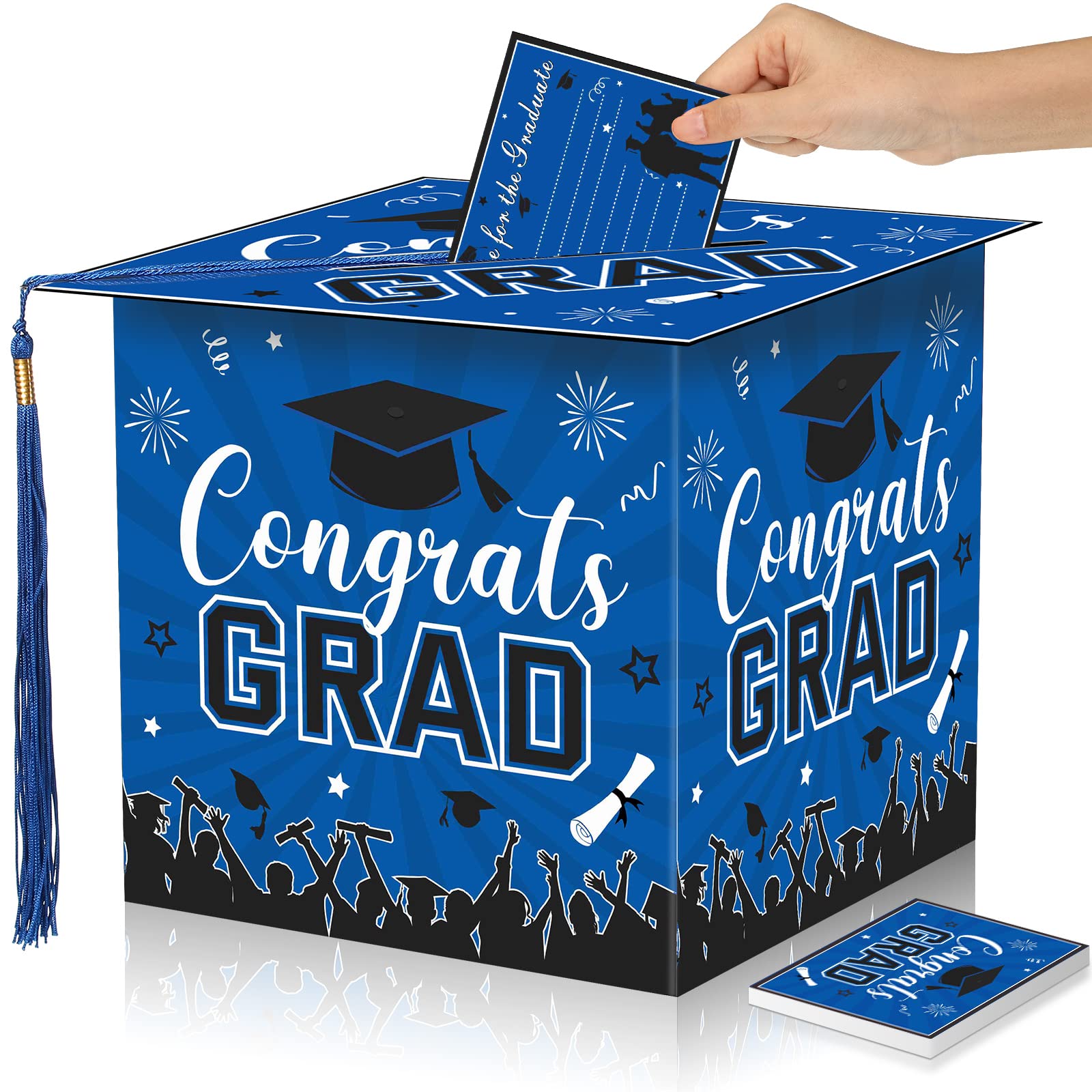 Yisong Graduation Card Box 2025 with 30 Advice Wishes Cards Congrats ...