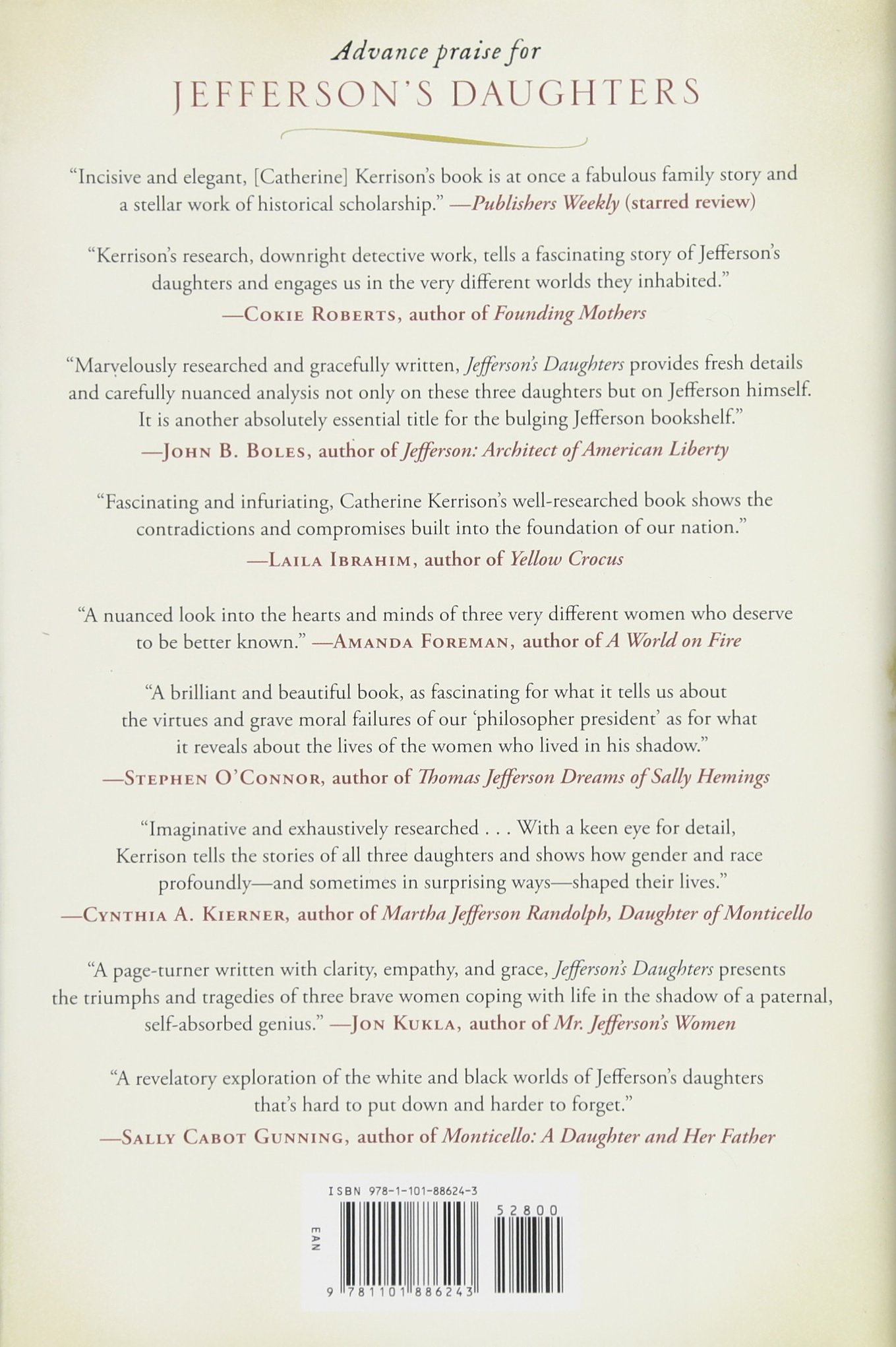 Amazon.com: Jefferson's Daughters: Three Sisters, White and Black, in a ...