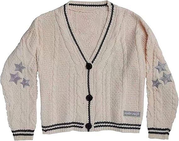 Taylor Swift Same Sweater, Folklore Knitted Cardigan Sweater Taylor ...