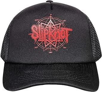 Amazon.com: Slipknot Baseball Cap Mesh Truckers Hat Embroidered Logo ...