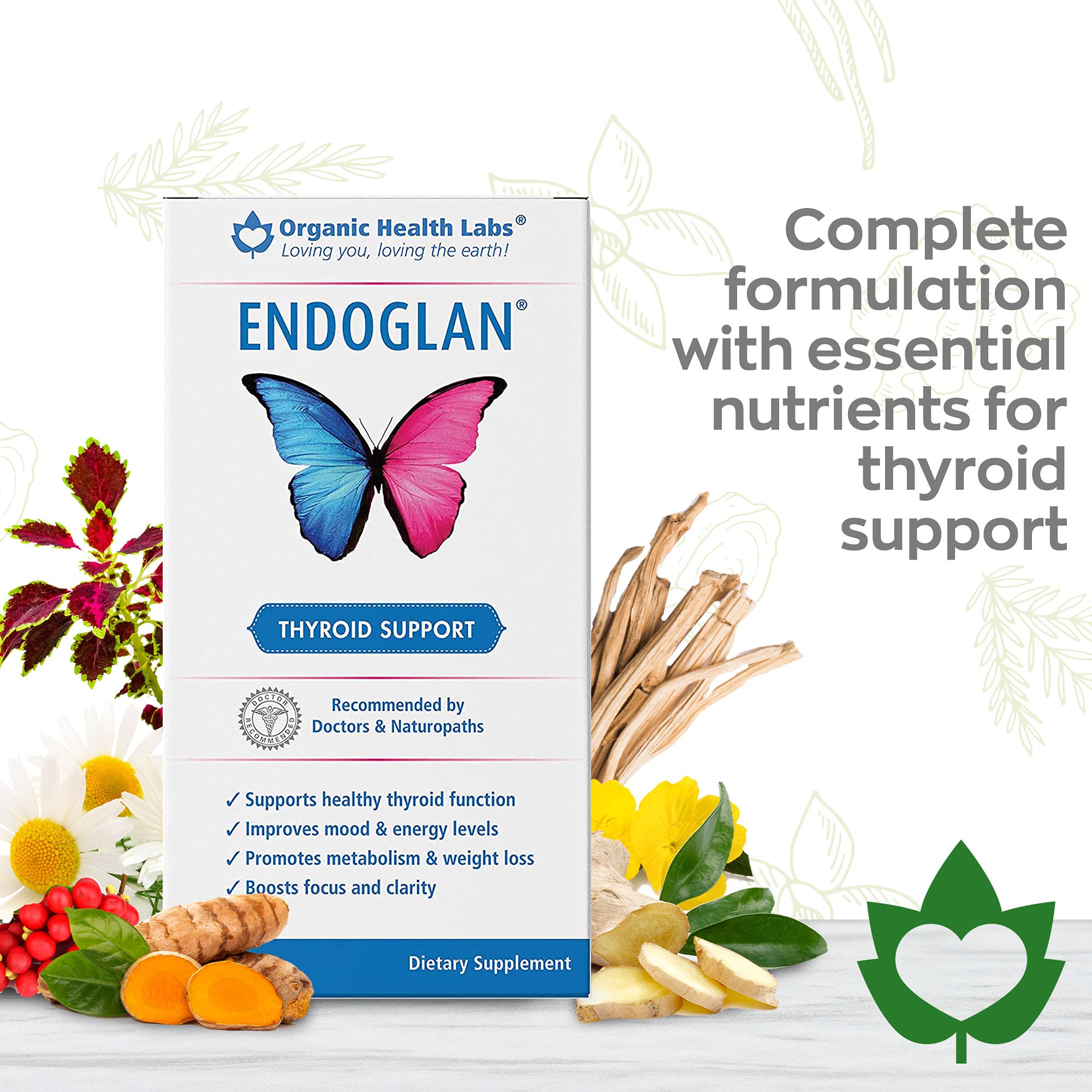 Mua Endoglan Thyroid Support, Complete Formula to Boost Brain Function ...