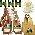 Amazon.com: 12 Pcs Kids Explorer Costume Set Include Jungle Vest ...