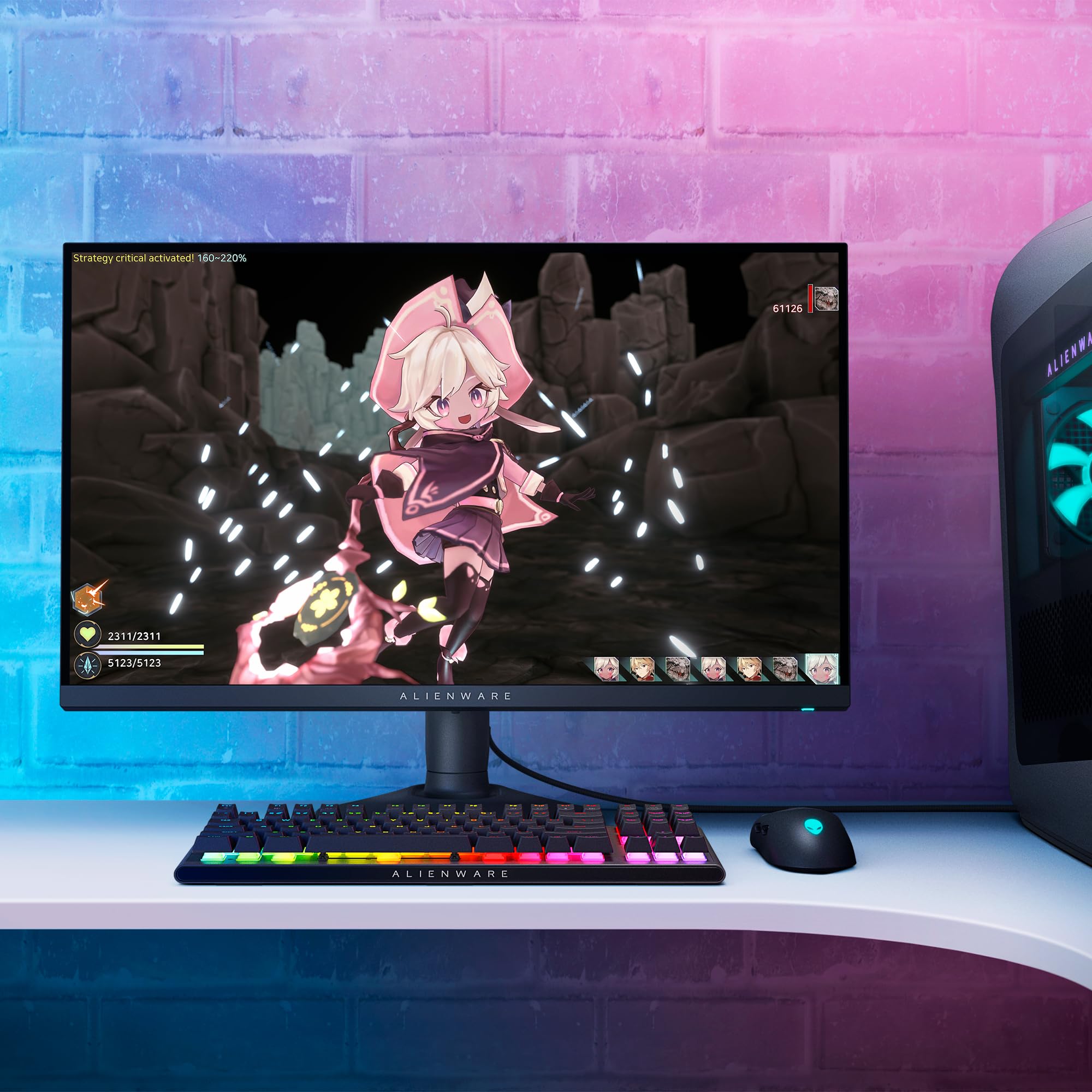 Alienware AW2724DM Gaming Monitor - 27" QHD 180Hz w Overclock, AMD ...