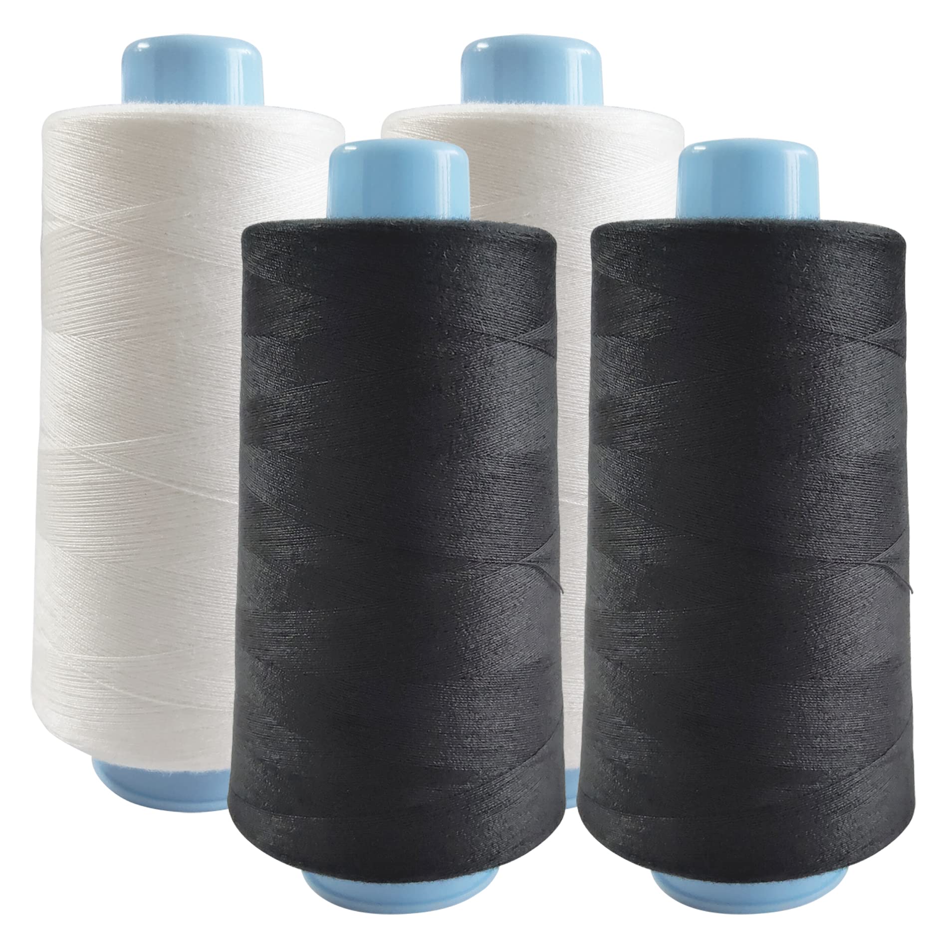 Mua 4 Spools Polyester Sewing Thread Spools, 3000 Yards Each Spool, 40/ ...