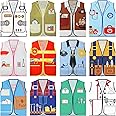 Amazon.com: Janmercy 12 Pcs Kids Community Helpers Costumes Preschool ...