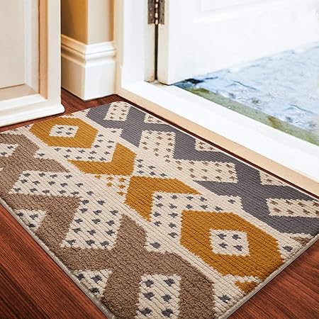 Color&Geometry Doormat, Indoor & Outdoor Entrance Mat Geometric ...